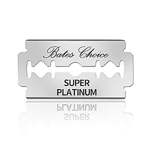 Bates- Double Edge Razor Blade, Stainless Steel, 40 Pack, Razor Blades for Men, Safety Razor Blades Double Edge, Shaving Blades for Men, Blades for Shaving, Mens Razor Blades, Razors Blades for Men