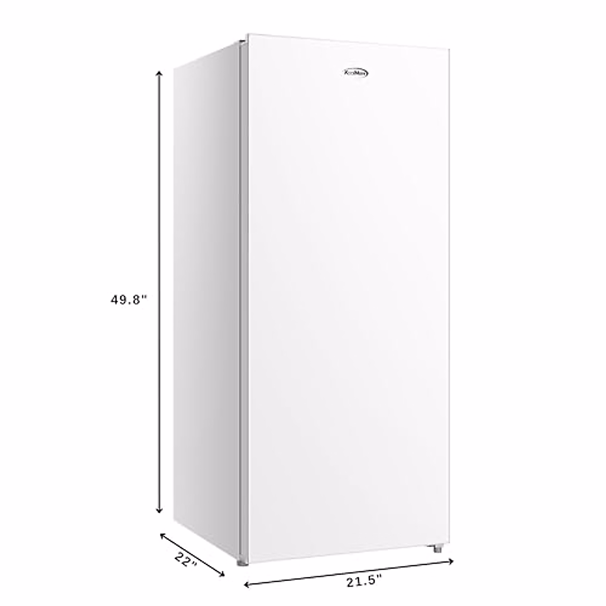 KoolMore KM-RUF-7S 7 cu. ft. Convertible Garage Ready Upright Freezer/Refrigerator in White