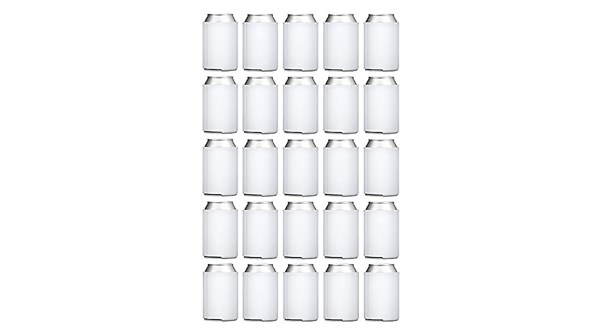 TahoeBay Bulk Can Coolers 50-Pack - Customizable Insulated Sleeves