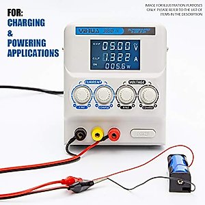 YIHUA 305D-IV Regulated Variable DC Lab Power Supply 0-5A 0-30V Low Noise Bench Switch Mode Power Supply with Alligator Clips, High Precision for R&D, Labs, Laptops, Phone Repair & Electronic DIY