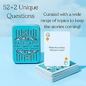 Basecamp Cards: Second Edition Conversation Starters - 52+2 Unique Questions for Family Fun Activity