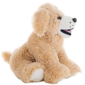 Goldie The Lab/Retriever 16 inch Plush Toy Cuddly Soft Stuffed Animal Dog Gift for Kids Cute Puppy Perfect for Pet Lovers Birthdays Collectible Snuggly Companion Ideal for Boys and Girls Nursery