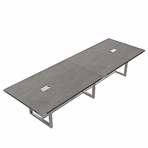 Scranton & Co Conference Table Sitting Height - 12' Stone Gray