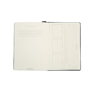 LEUCHTTURM1917 - Official Bullet Journal - Medium A5 - Hardcover Dotted Notebook (Black) - 240 Numbered Pages