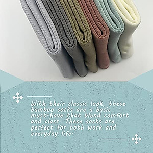 Women Thin Socks Rayon Bamboo Ankle Silky Quarter Anti Odor Casual Summer Socks 6 Pairs (US, Numeric, 8, 11, Regular, Regular, Assorted 4)