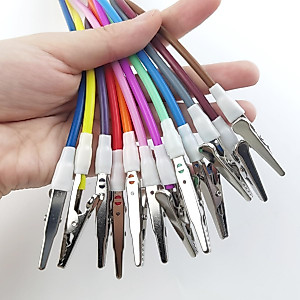 GXXMEI 12PCS Bib Holder Clip Napkin Dental Bib Clips Silicone Colorful Dentist Bib Holder Clip Napkin Holder