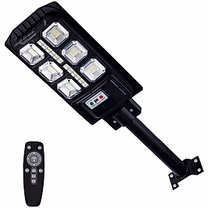 WERISE 100W Solar Lights Outdoor Motion Sensor 8000 Lumens Dusk to Dawn Solar Street Light Outdoor with IP65 Waterproof 6500k Super Bright Flood Light Solar Powered for Parking Lot,Street,Backyard