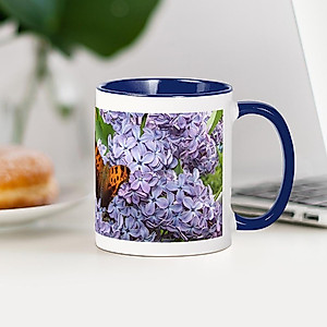 CafePress Blue Lilac Mug Ceramic Coffee Mug, Tea Cup 11 oz