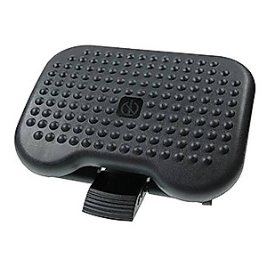 SELF-MATE Ergonomic Foot Rest Under Desk with Tilt Angle and Height Position, Computer Foot Rest Under Desk with Non-Slip Surface, Office Desk Foot Rest - Improves Posture and Blood Circulation