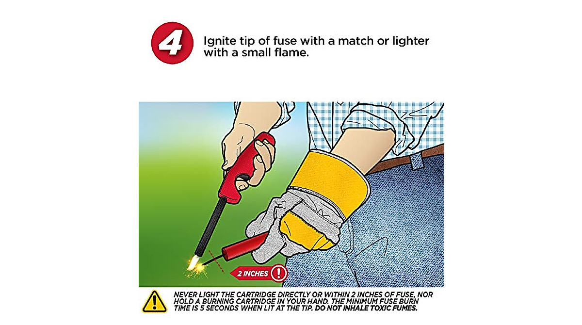 Amdro Gopher and Mole Killer - 6 Gassers, Effective Solution