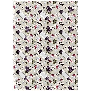 Dalyn Rugs Indoor/Outdoor Kendall KE14 Ivory Washable 8' x 10' Rug