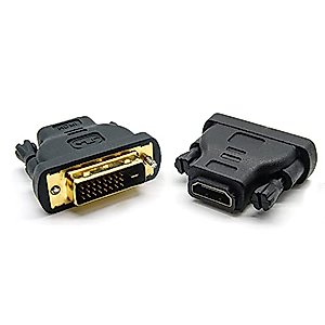 Cable Central LLC (100 Pack DVI-D Dual Link-M (24+1) to HDMI-F Adapter