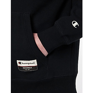 Champion Men's Authentic Originals Sueded Pullover Hoodie, Black, X-Large