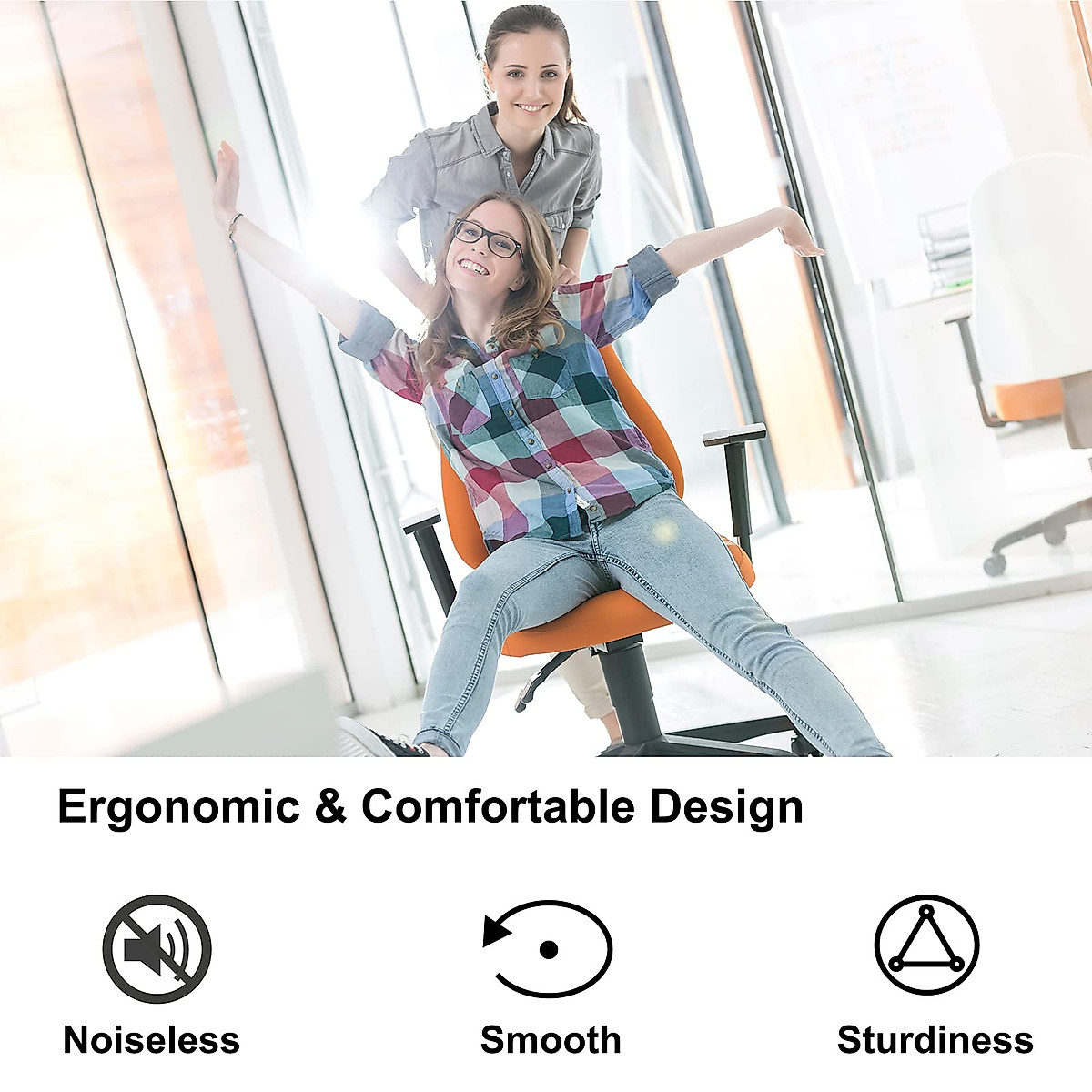 Office Chair Cylinder Replacement,Heavy Duty 1000lbs,Easy to Install,no Sink,Smooth & Silent,4.8inch Long Stroke Adjust,Premium Matte Finish,Chair Piston Safety for Gaming Chair,Swivel Desk,Desk Chair