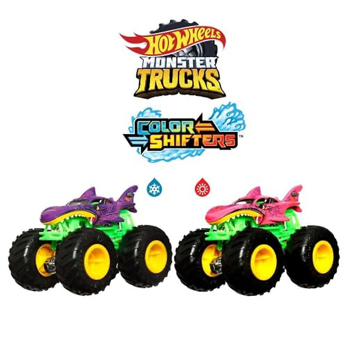 Hot Wheels Monster Trucks Color Shifters 2023 (Shark Wreak)