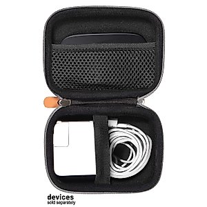 GETGEAR case for MacBook Magsafe/Magsafe 2 Charger Adapter, Magic Mouse 1, 2, Lightning Hub, Type C and USB Hub, Card Reader, All in one Carrying Solution (Tweed Gray)