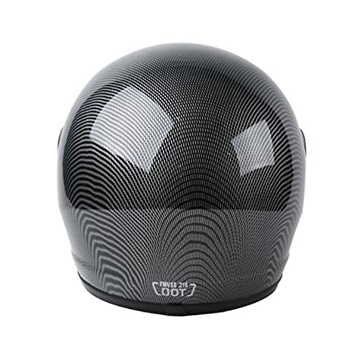 TCT-MOTORPARTS DOT Adult Motocross Helmet Carbon Fiber Flip Up Full Face Motorcycle Street Black Helmet for Women Men (Adult, Small)