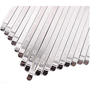 Liyafy Pack of 17 Keys Kalimba DIY Keys Bridge Kit for DIY Kalimba Mbira Thumb Piano Repairing Parts