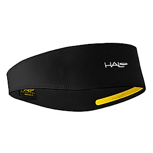 Halo Headband Sweatband Pullover, White and Black - 2 Pack