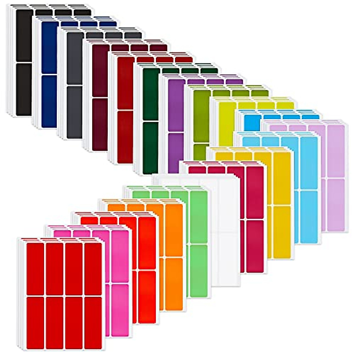 640 Color Coding Label Stickers for Organization