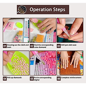 Diamond Painting Kits for Adults -Witches Diamond Painting Kits for Adults Beginners,Witches Diamond Painting Kits Home Wall Decor Gift(16'x20 inch)