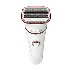 Andis 31015 Close Curves Electric Shaver for Women - Perfect for Legs, Bikini Area & Underarms Hair Removal - Rechargeable Cordless Wet & Dry Shaver, Lightweight - 6 Piece Kit
