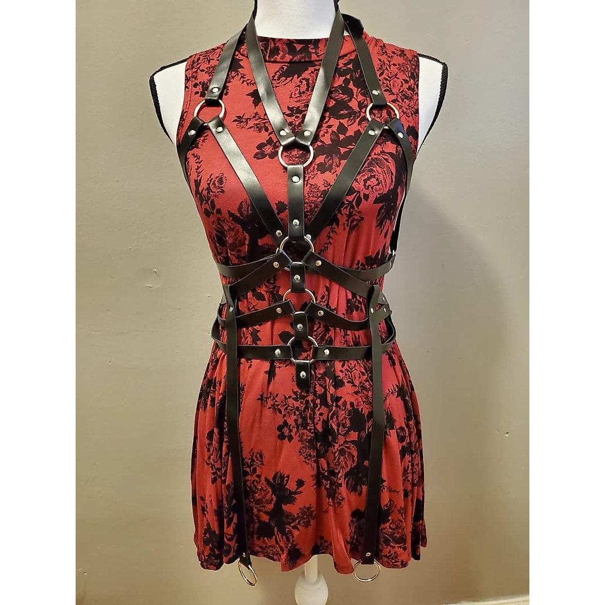 Punk Leather Chest Body Chain Sexy Harness Waist Chains Nightclub Party Rave Belt Belly Bra Jewelry Accessories for Women