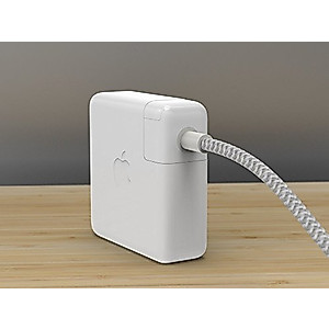 Stella by Ten One Design – Laptop Charging Cord for Apple Adapters with Built-in Cord Management and Illuminating Plug (T1-SPOT-219) – Blue