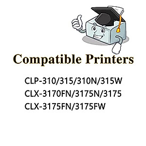 MM MUCH & MORE Compatible Toner Cartridge Replacement for Samsung 409S CLT-409S CLT-K409S 407S use in CLP-310 CLP-315 CLP-310N 315W CLX-3170FN 3175N CLX-3175 CLX-3175FN 3175FW Printers (2-Pack, Black)