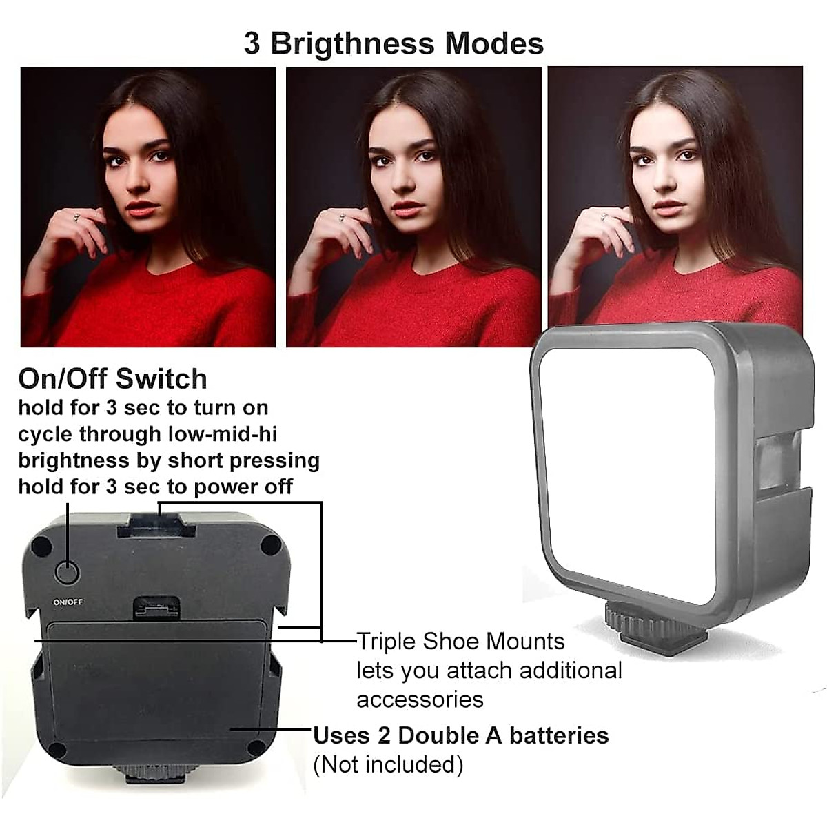 eDealz 4K 48MP Digital Camera Kit for Photography, Vlogging for YouTube w/Flip Screen, WiFi, Wide Angle Lens, Filters, 2X 64GB Micro SD Cards, 50" Tripod, Case, Card Reader, Microphone, LED (Black)