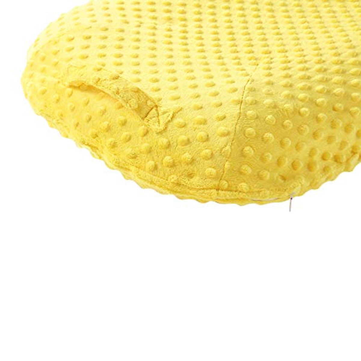 Removable Slipcover for Newborn Lounger, Super Soft Premium Minky Baby Lounger Cover Fit for 29 x 17 x 4 inches Infant Padded Lounger, Ultra Comfortable, Safe for Babies (Yellow)