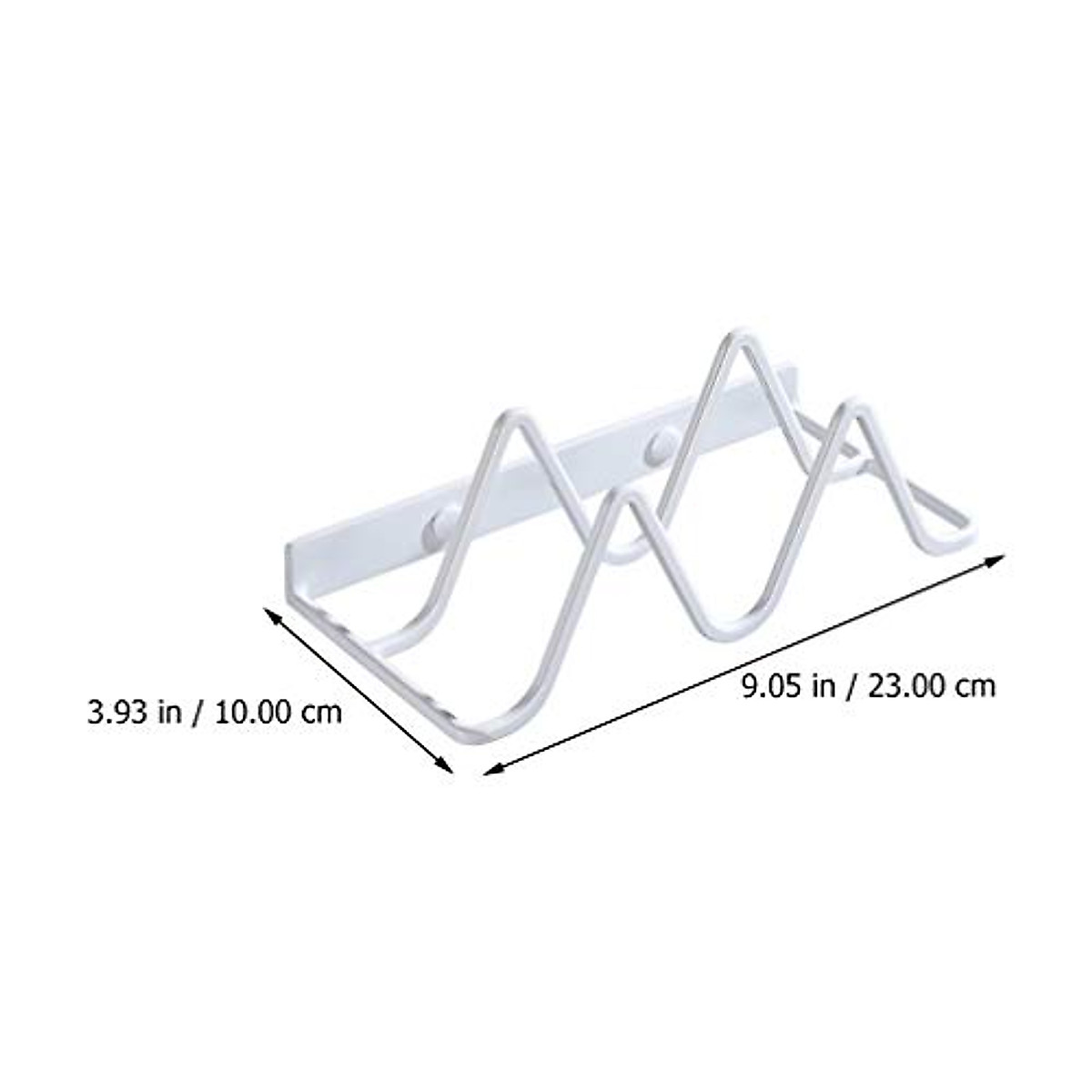 DOITOOL Wall Mounted Shoe Rack Slipper Organizer Shoes Holder Slippers Rack Shelf for Door Bathroom Showeroom Shoe Storage