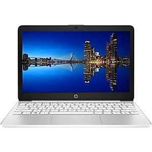 HP Premium 11" HD IPS Laptop, Intel Celeron N Processor 2.60GHz Turbo Speed, 4GB DDR4, 128GB Storage(64GB SSD+64GB MSD), Ultra-Fast WiFi Speed, Windows 11 OS, Pearl White Color (Renewed)