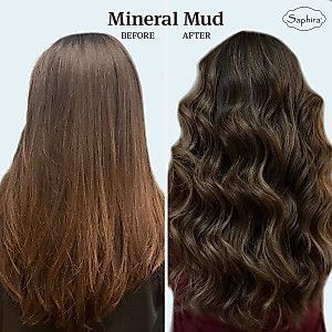 Saphira Mineral Treatment Shampoo for Fine, Thin and Color-Treated Hair, Sulfate-Free, Paraben-Free, Strengthens, Volumizes and Defines Weak and Fragile Hair, 8.5 Ounce