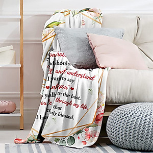 Merry Carve Godmother Gifts from Godchild, Godmother Gift from Goddaughter Godson Birthday God Mother Gifts for Women Christmas Mothers Day for Godmother Proposal Gift Throw Blanket 50"*60"