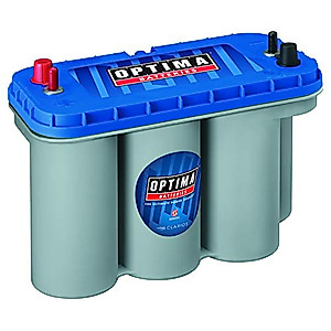 OPTIMA Batteries High Performance D31M BlueTop Dual Purpose Deep Cycle and Starting Sealed AGM Boat and RV Battery, 900 CCA, Dual Terminal, Maintenance Free, Versitile Mounting