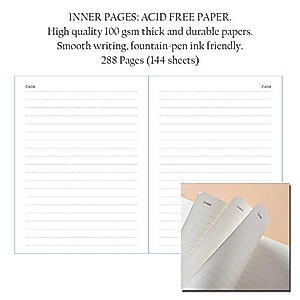 Mazeran Heart Shaped Lock Journal, PU Leather Hard Cover Gold Gild Edge Notebook Travel Diary, B6 Lined Locking with Key Personal Planner Secret Organizers Gift for Girls Women Daughter