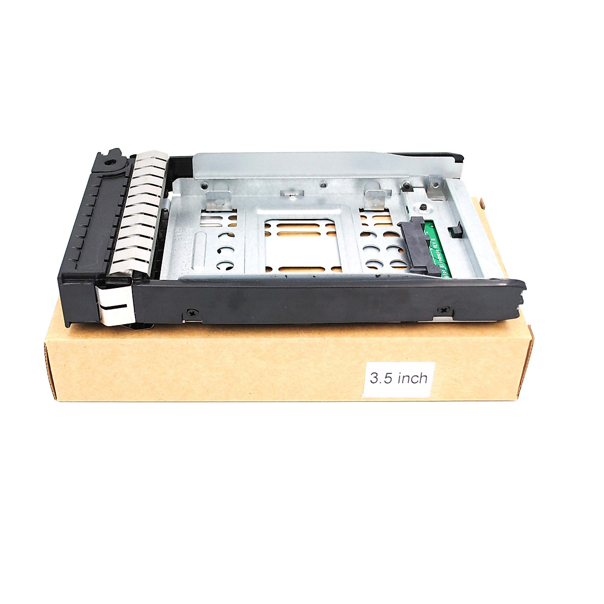 3.5" 373211-001 Hybrid Tray Caddy with 654540-001 2.5" SSD to 3.5" SATA for HP ProLiant DL140 G3 DL320 G4 DL160 G5 DL160 G6 DL370 ML370 DL145