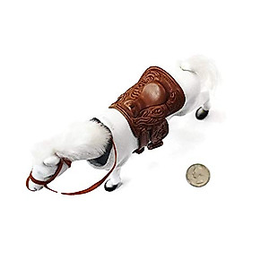 Batty Bargains Majestic Bobblehead Horse with Dashboard Adhesive (White)