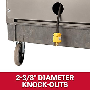 JET PUC-4126 Resin Utility Cart with JT1-126 LOAD-N-LOCK Security System
