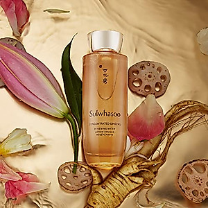 Sulwhasoo Concentrated Ginseng Renewing Water: Antioxidant-Rich Toner to Hydrate, and Visibly Soften Lines & Wrinkles, 5.07 fl. oz.
