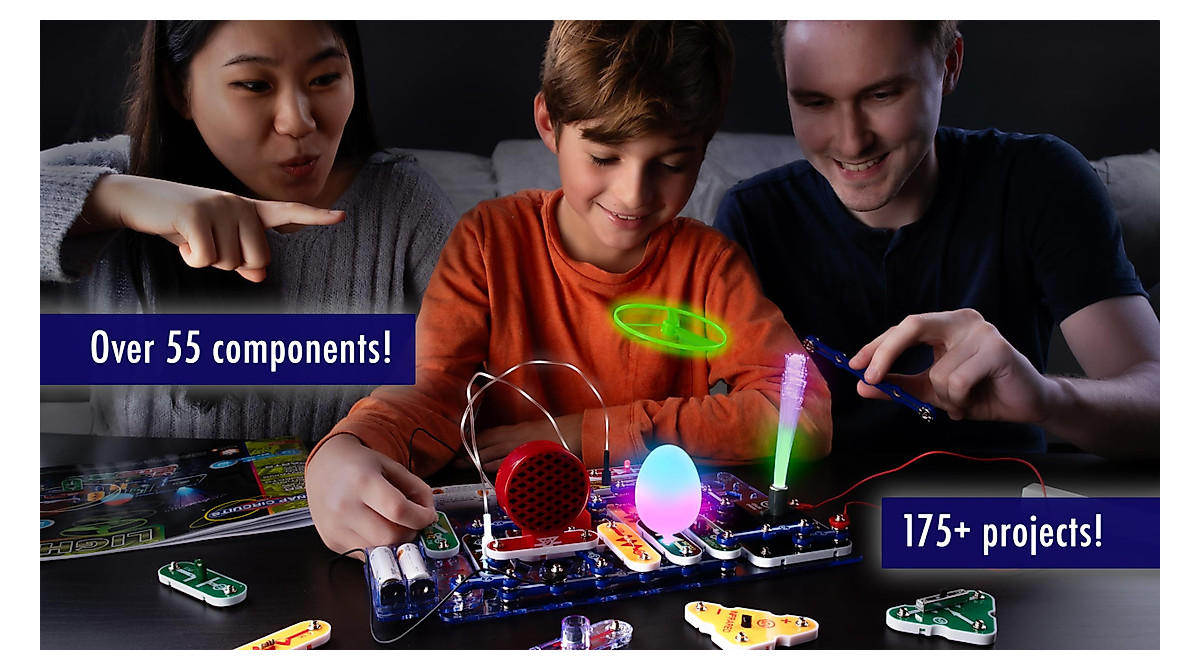 Snap Circuits LIGHT Kit | 175 STEM Projects for Kids