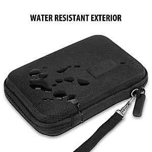 USA GEAR Thermal Imager Case - Hard Thermal Imager Carrying Case - Compatible with FLIR C5, FLIR C3, FLIR C2, Seek Reveal, Seek XR, Seek PRO, Seek Fastframe XR, and More Thermal Imagers - Black