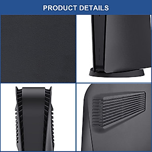 Plates for Disc Edition, Faceplate with Cooling Vents, Anti-Scratch Dustproof Protective Cover Plates for P5 Disc Edition (Golden)