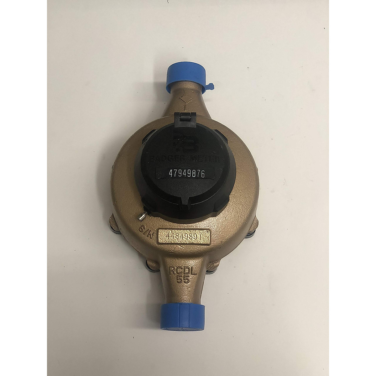 Badger 1" M55 Water Meter FRB Direct Read Cubic Feet