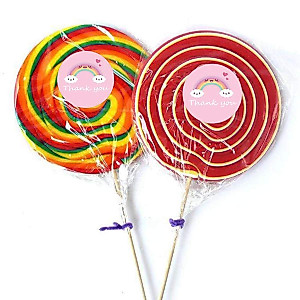 Bamsod 1'' Rainbow Thank You Stickers Roll of 1000 Pcs | 2 Rolls, Unique Design Patterns for Personal & Business Use | Small Business Supplies for Packaging Bags, Envelopes, Gifts