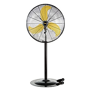 HiCFM YELLOW PEDESTAL FAN (30" Oscillating Pedestal Fan)