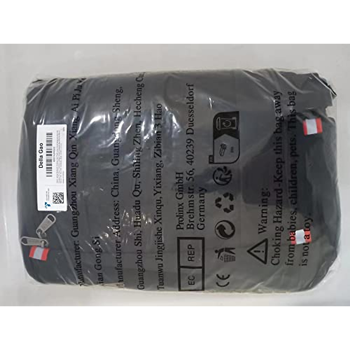 Della Gao Extra Large Laptop Backpack, TSA Friendly Travel Backpack with Laptop Compartment Fit 18.4 Inch Notebook for Men & Women, Anti Theft USB Carry on Business Work Backpack - Black