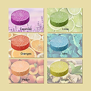 Shower Steamers Aromatherapy - 6 Piece Slimming Shower Bombs Set, Bath Bombs Shower Tablets Self Care & SPA Relaxation Gifts for Women and Men
