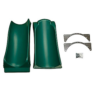 Swing-N-Slide WS 5033 Olympus Wave Slide Plastic Slide for 5' Decks, Green